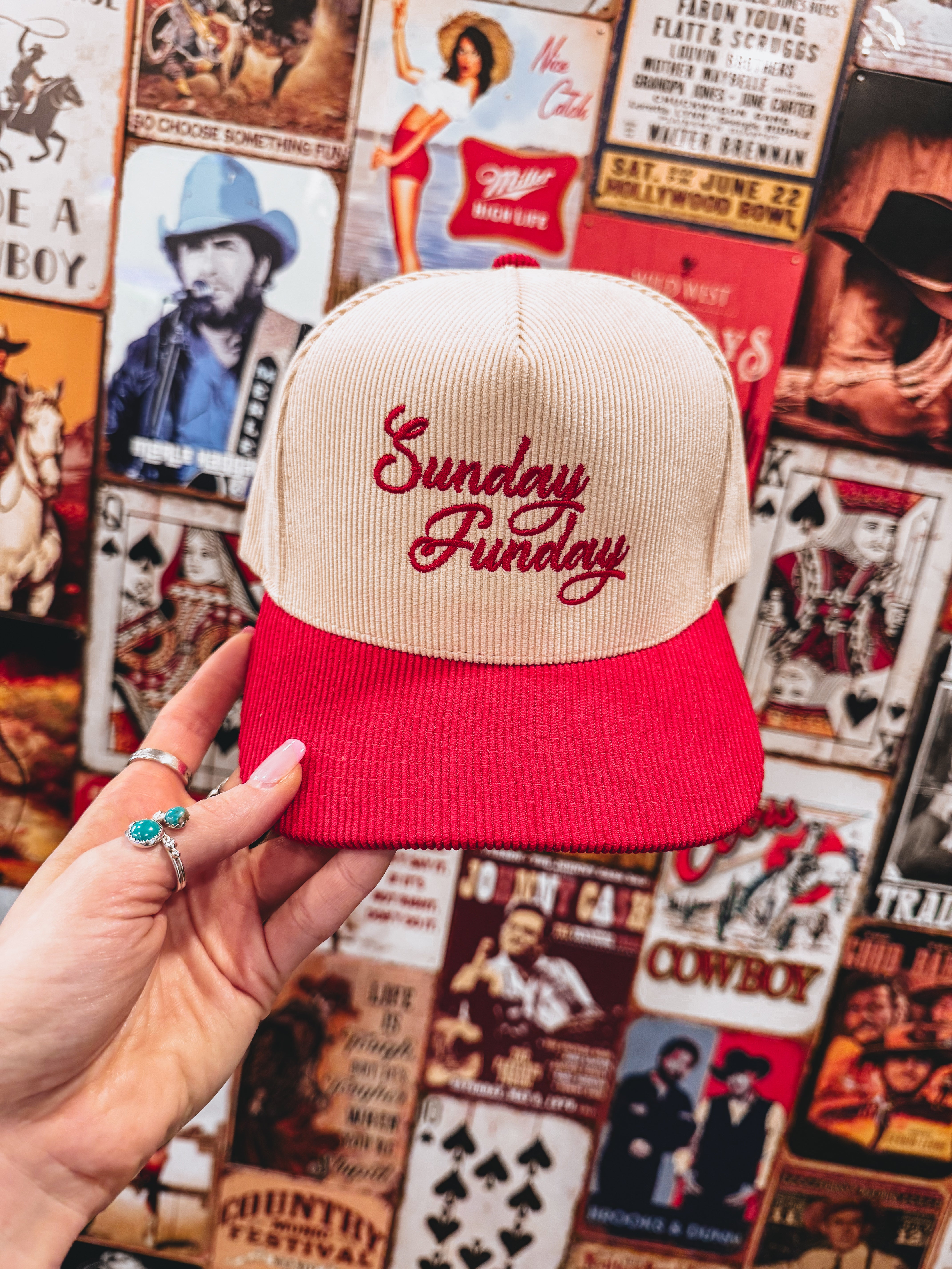 Sunday Funday Hat (Red) – The Punchy Flare