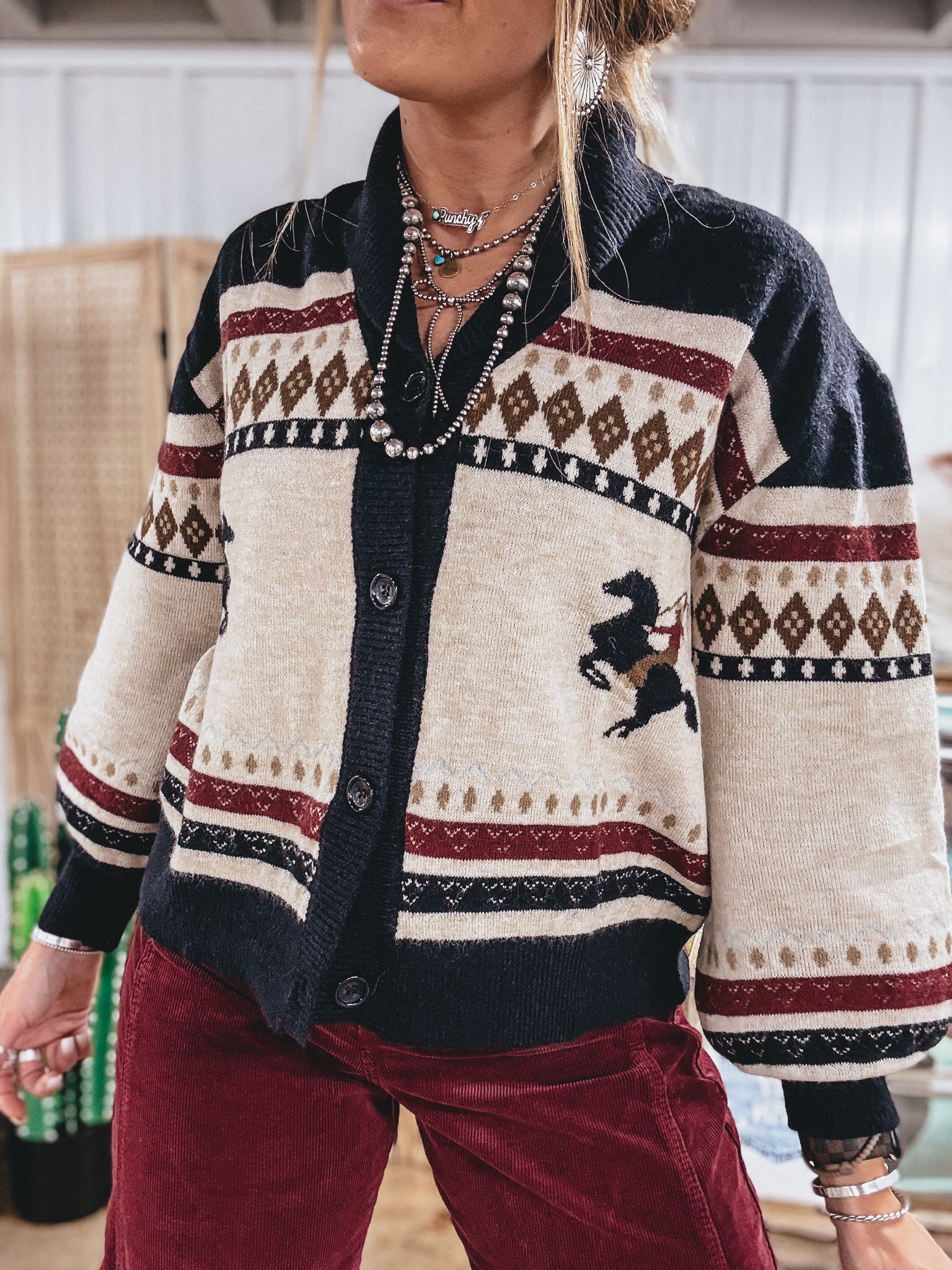 Faster Horses Sweater – The Punchy Flare