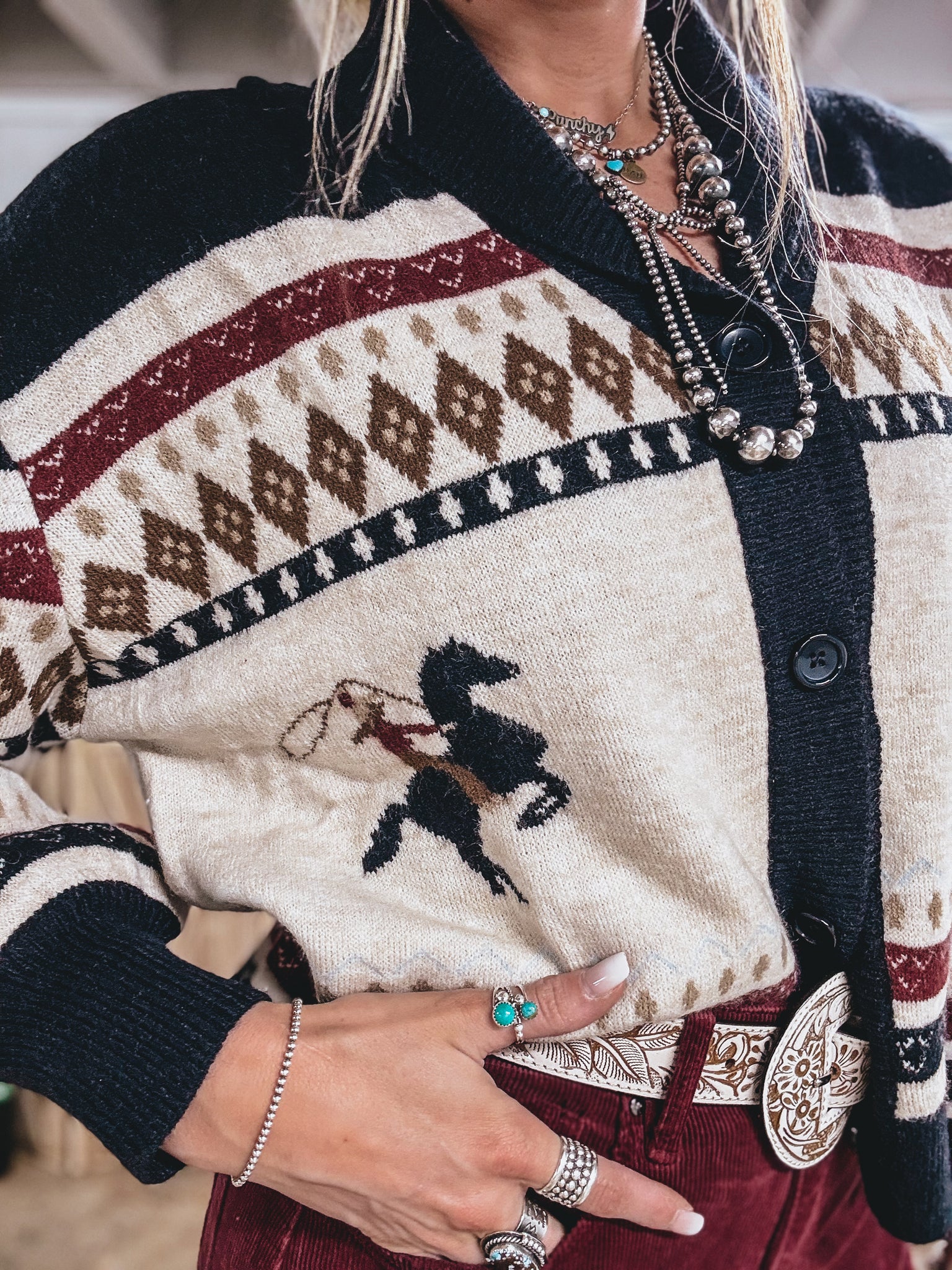 Faster Horses Sweater – The Punchy Flare