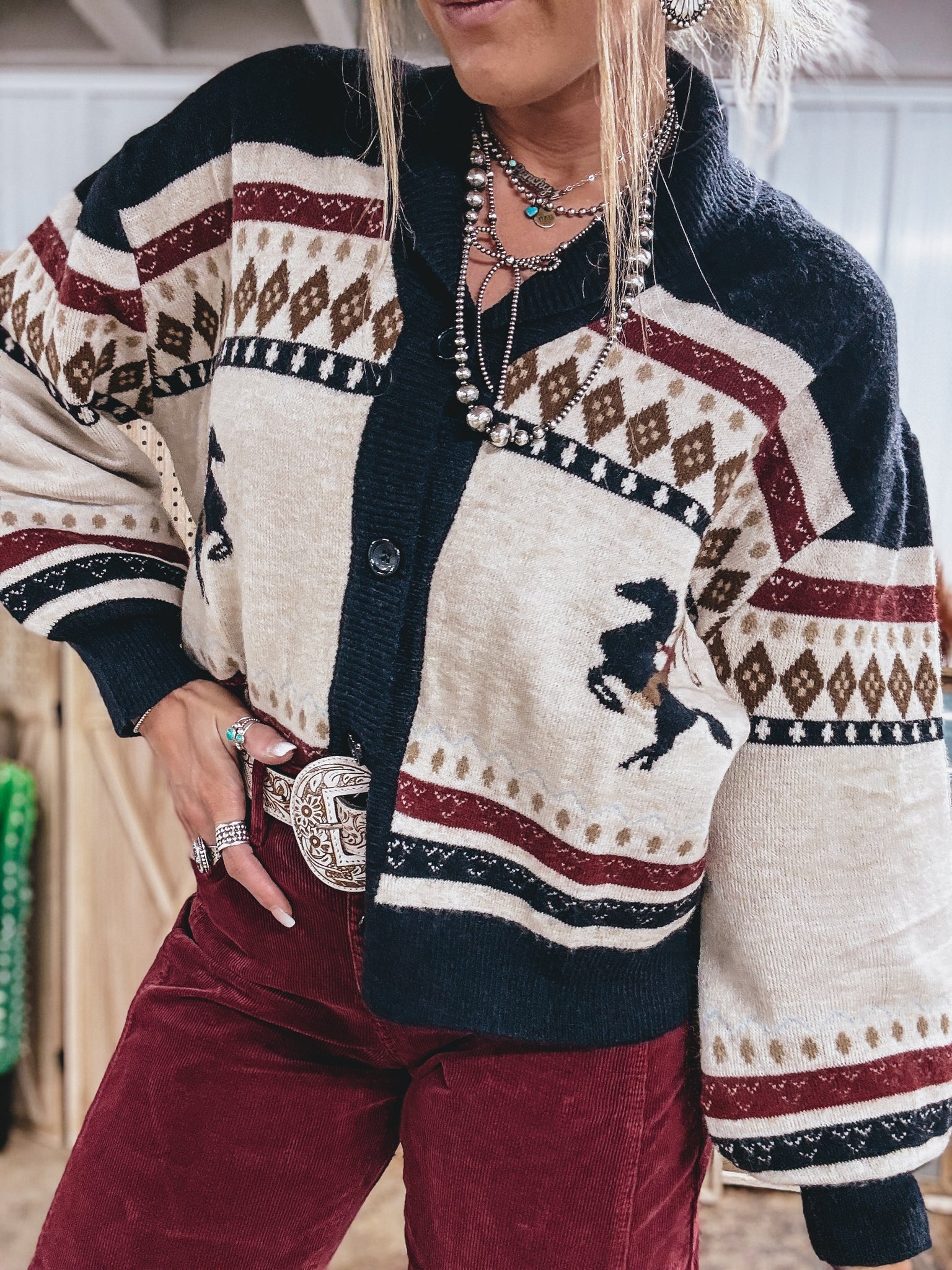 Faster Horses Sweater – The Punchy Flare