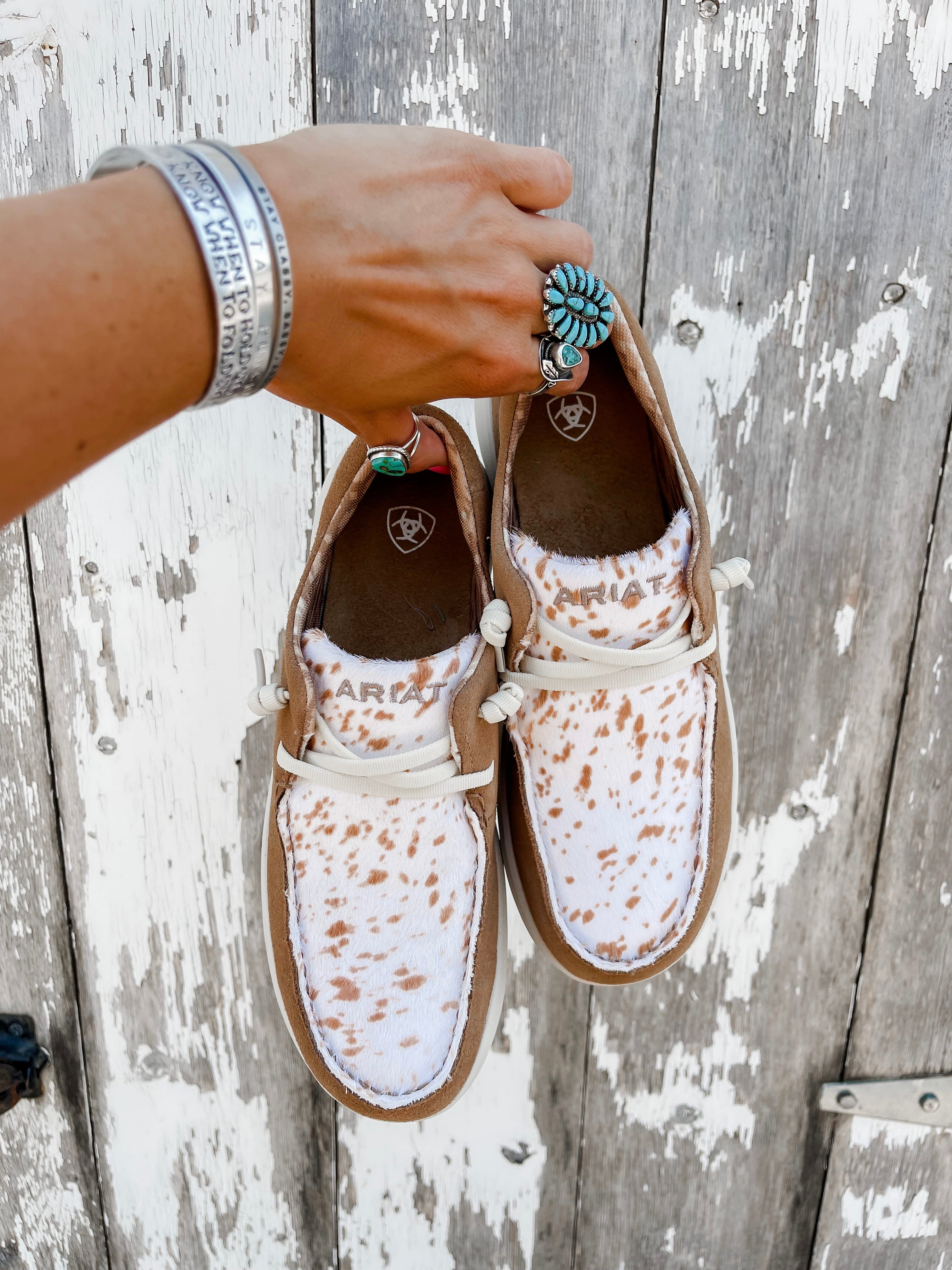 Ariat Hilo (Walnut Spotted Hairon) – The Punchy Flare
